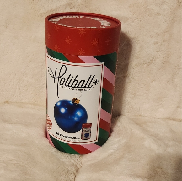 Holiball | Holiday | Frosted Blue 8 Holiball The Inflatable Ornament ...